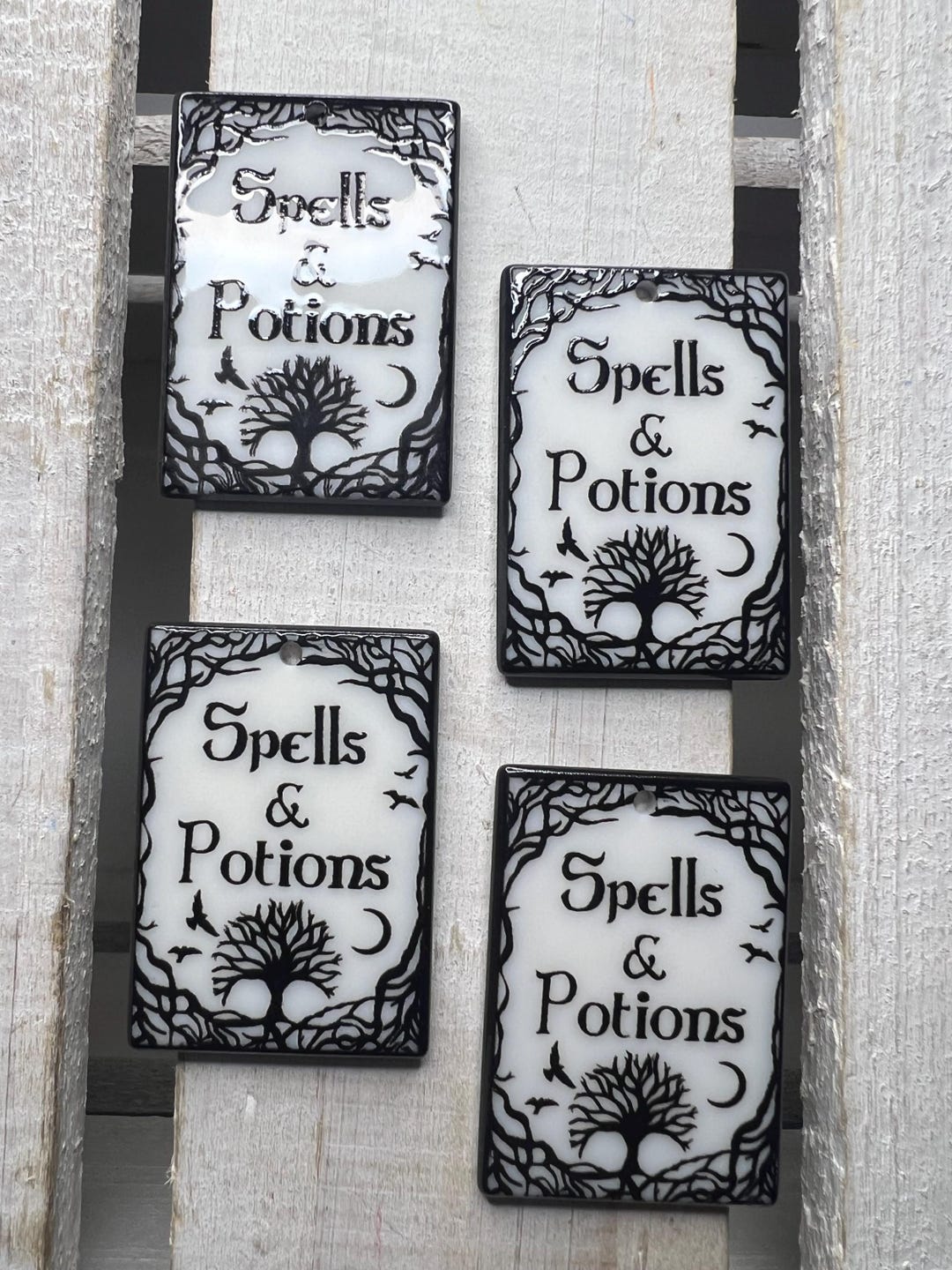 Mini Wizard Sign Spells and Potions Magical Mini Objects Witch Trinkets ...