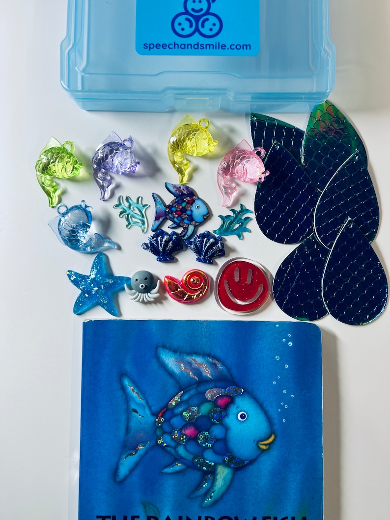 Rainbow Fish Story Kit With Mini Objects - Etsy