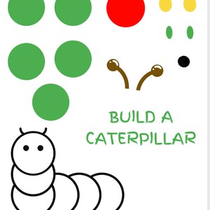 Hungry Caterpillar Printable Activity-hungry Caterpillar Story Prop - Etsy