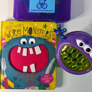 Story Kit and Book for the Very Hungry Worry Monsters Book With Mini ...