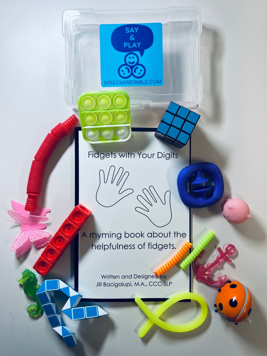 Fidget Book and Kit-story Kit for the Book Fidgets With Your Digits ...