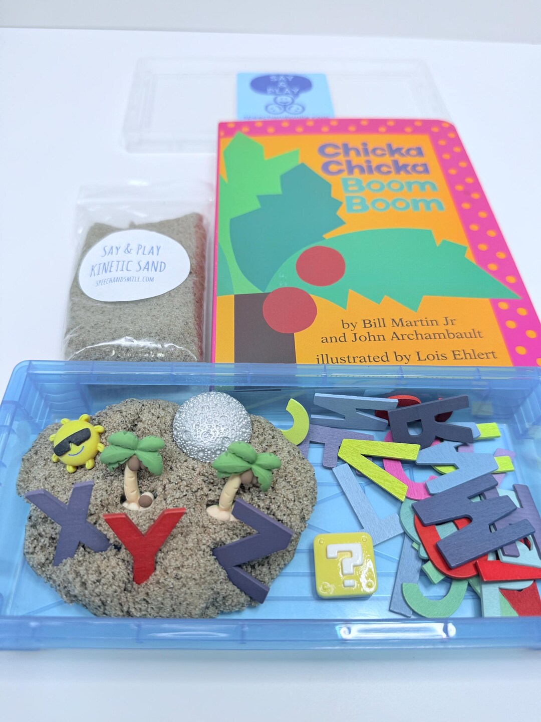 Chicka Chicka Boom Boom Story Objects Learn the Alphabet - Preschool ...