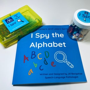 I Spy Alphabet Book With Objects-alphabet Objects-learn the Alphabet ...