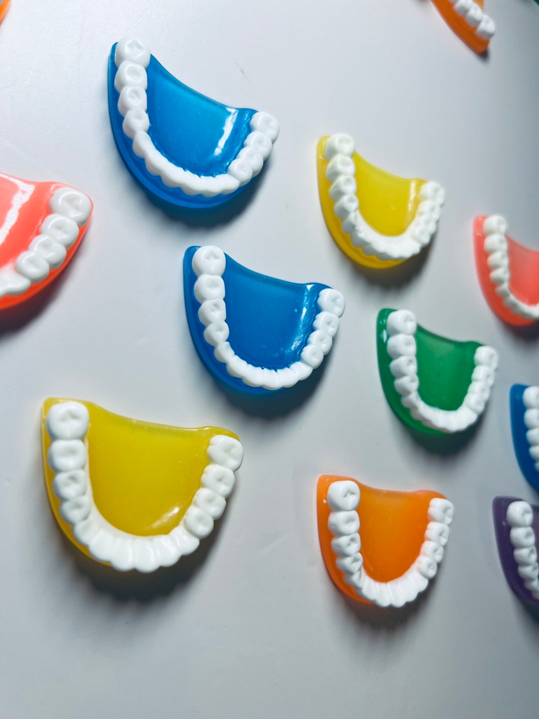 Miniature Teeth Mouth Model Mini Teeth Trinket Speech Therapy Mini ...