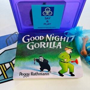 Good Night Gorilla Story Kit – Mini Objects for Speech Therapy & Early ...