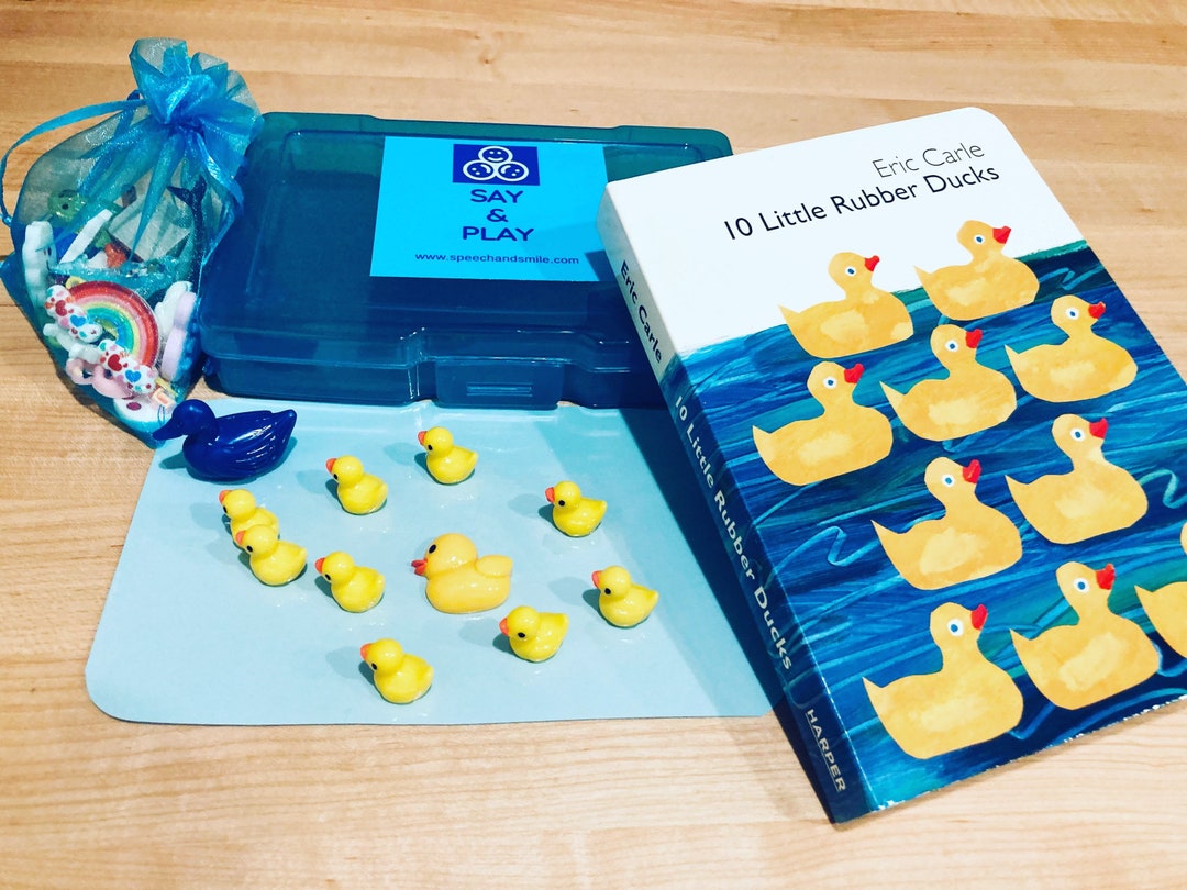 Story Kit Objects for 10 Little Rubber Ducks-story Kit-speech Therapy ...