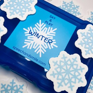 Winter Mini Objects Language Task Box Speech Therapy Minis Winter Theme ...