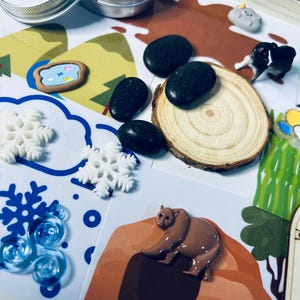 We Are Going on a Bear Hunt Story Kit With Mini Objects Speech Therapy ...