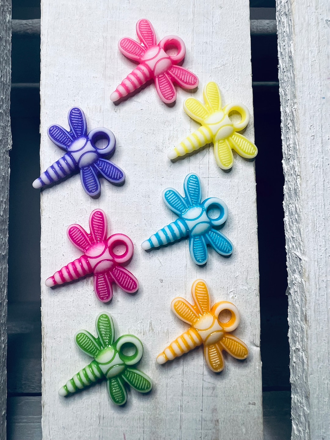 Miniature DRAGONFLY Trinkets 3 per Order Speech Therapy Mini Objects ...