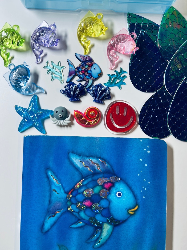 Rainbow Fish Story Kit With Mini Objects - Etsy