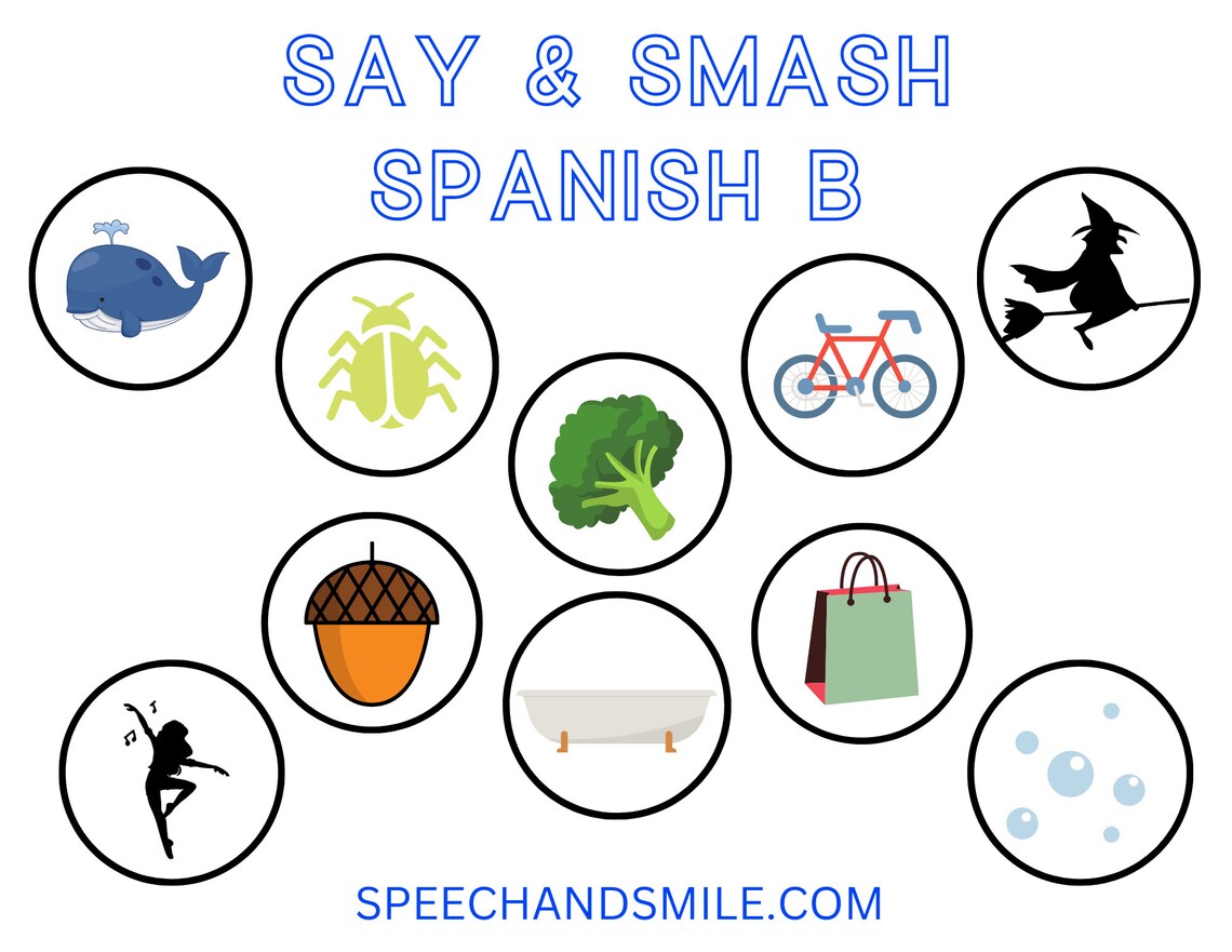 Spanish Alphabet Printable-spanish Alphabet Activity-speech Therapy ...
