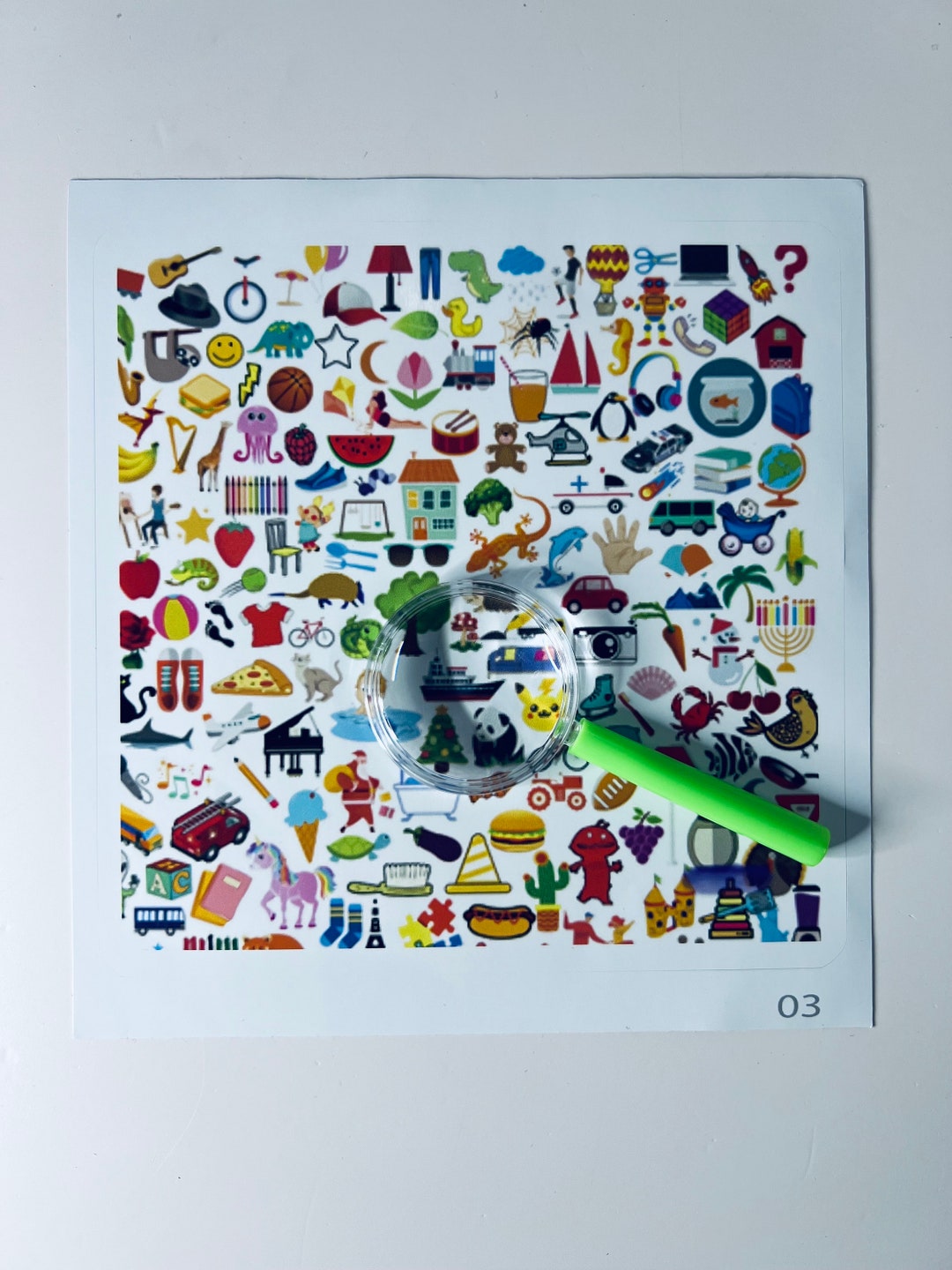 I Spy Sticker Large Size Decal I Spy Mix Stickers Conversation Starter ...