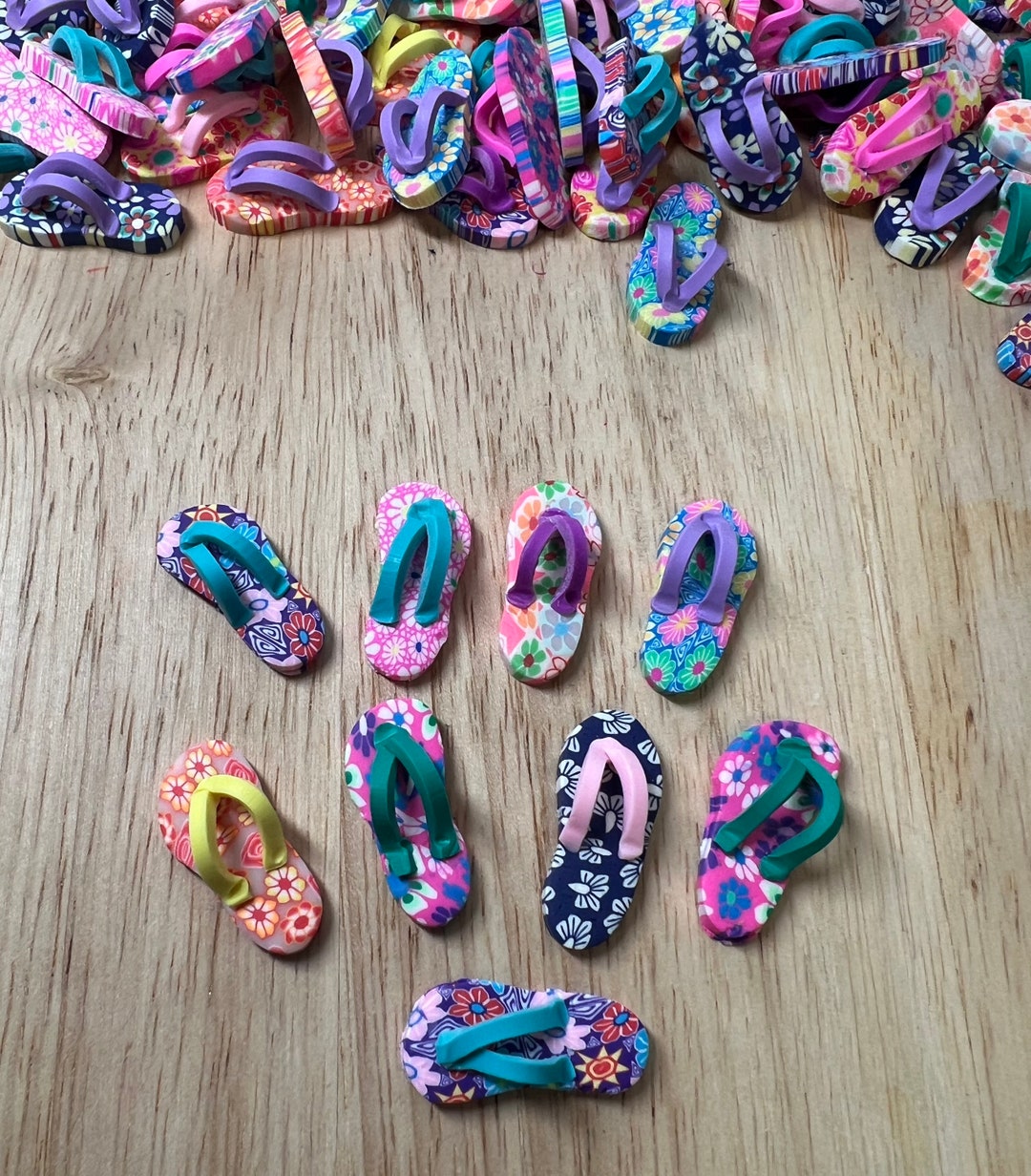 Flip Flop Mini Object Speech Therapy Mini Objects SUMMER Trinket Beach ...