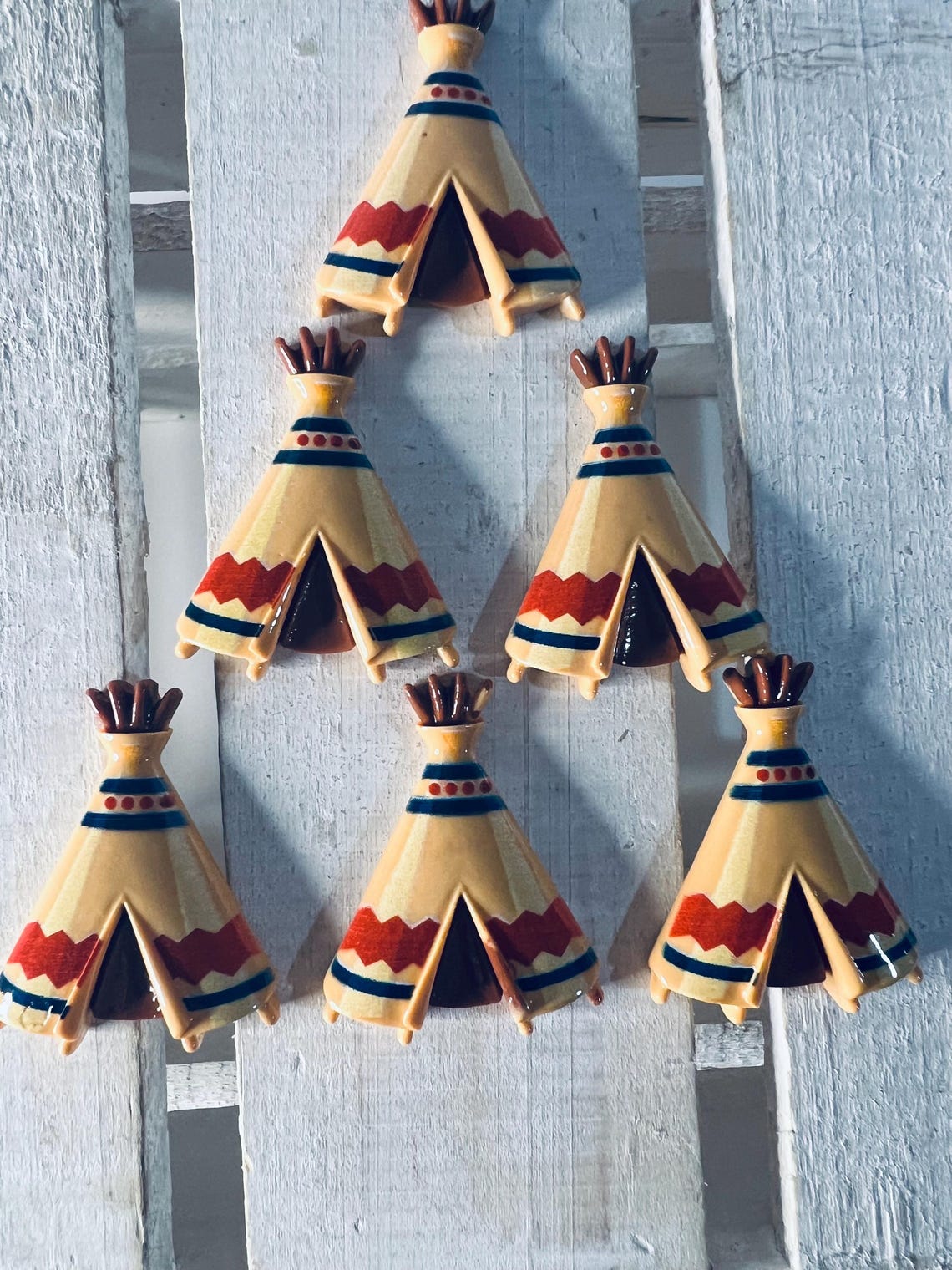 Miniature Teepee Mini Tent Trinket Mini Objects Speech Therapy Camping ...