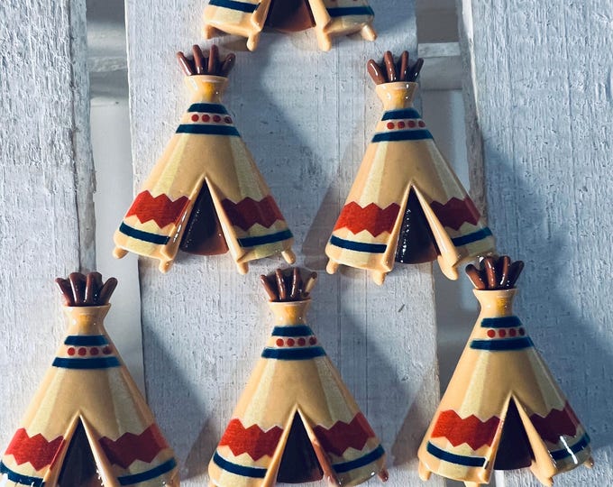 Miniature Teepee Mini Tent Trinket Mini Objects Speech Therapy Camping ...