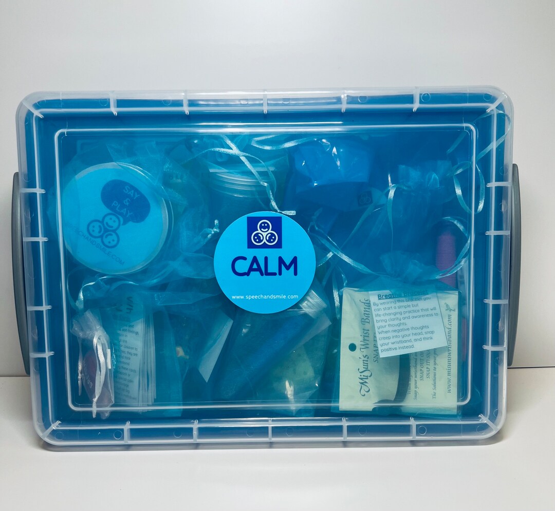Calm Corner Kit-fidget Kit-anxiety Tools-sensory Box-speech Therapy ...