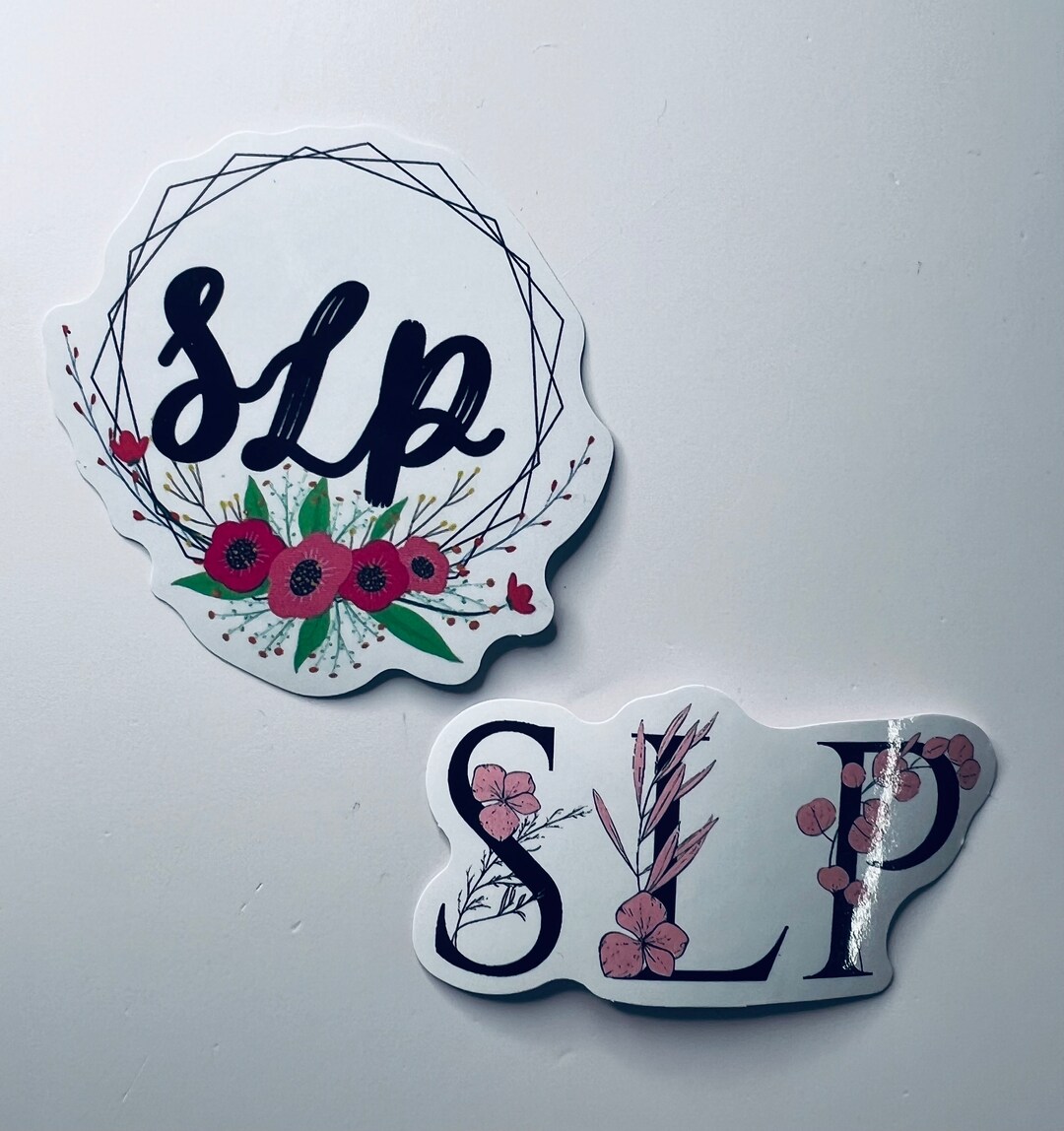 SLP Sticker Bundle 2 Speech Therapy Stickers for SLP Laptop Water ...