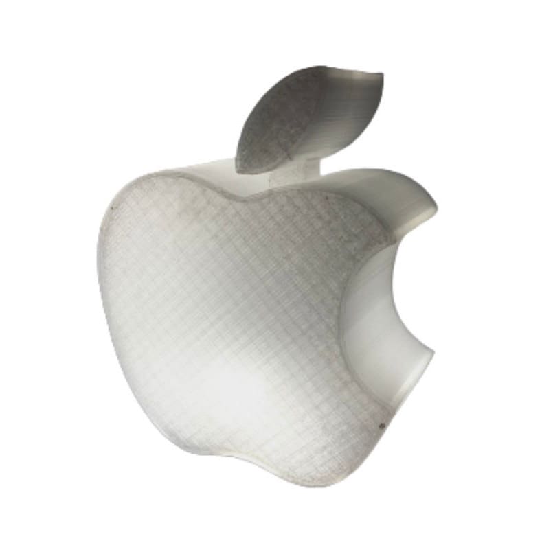 3d Black Apple Logo