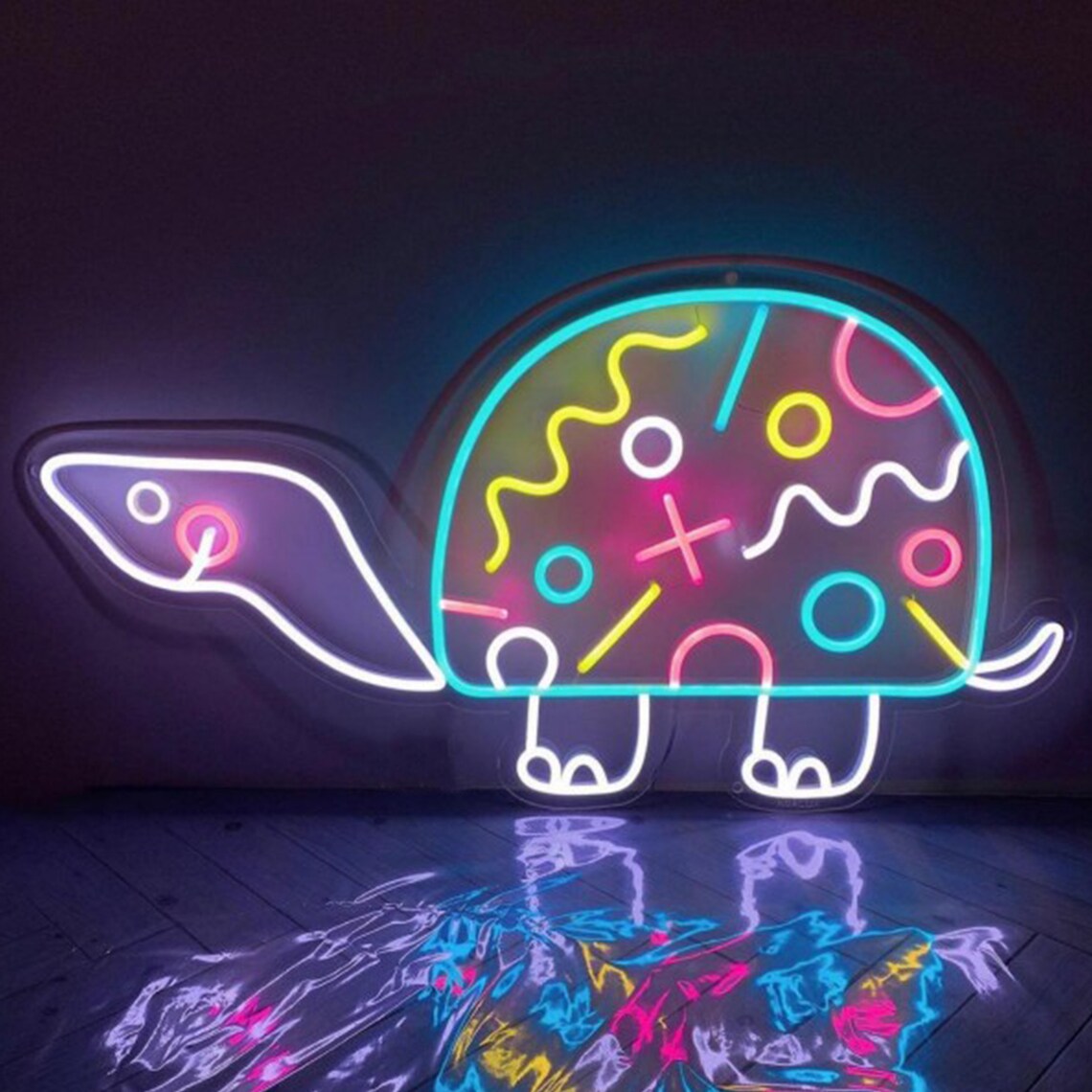 Turtle Neon Sign Custom Neon Sign Turtle Decor Neon Sign | Etsy