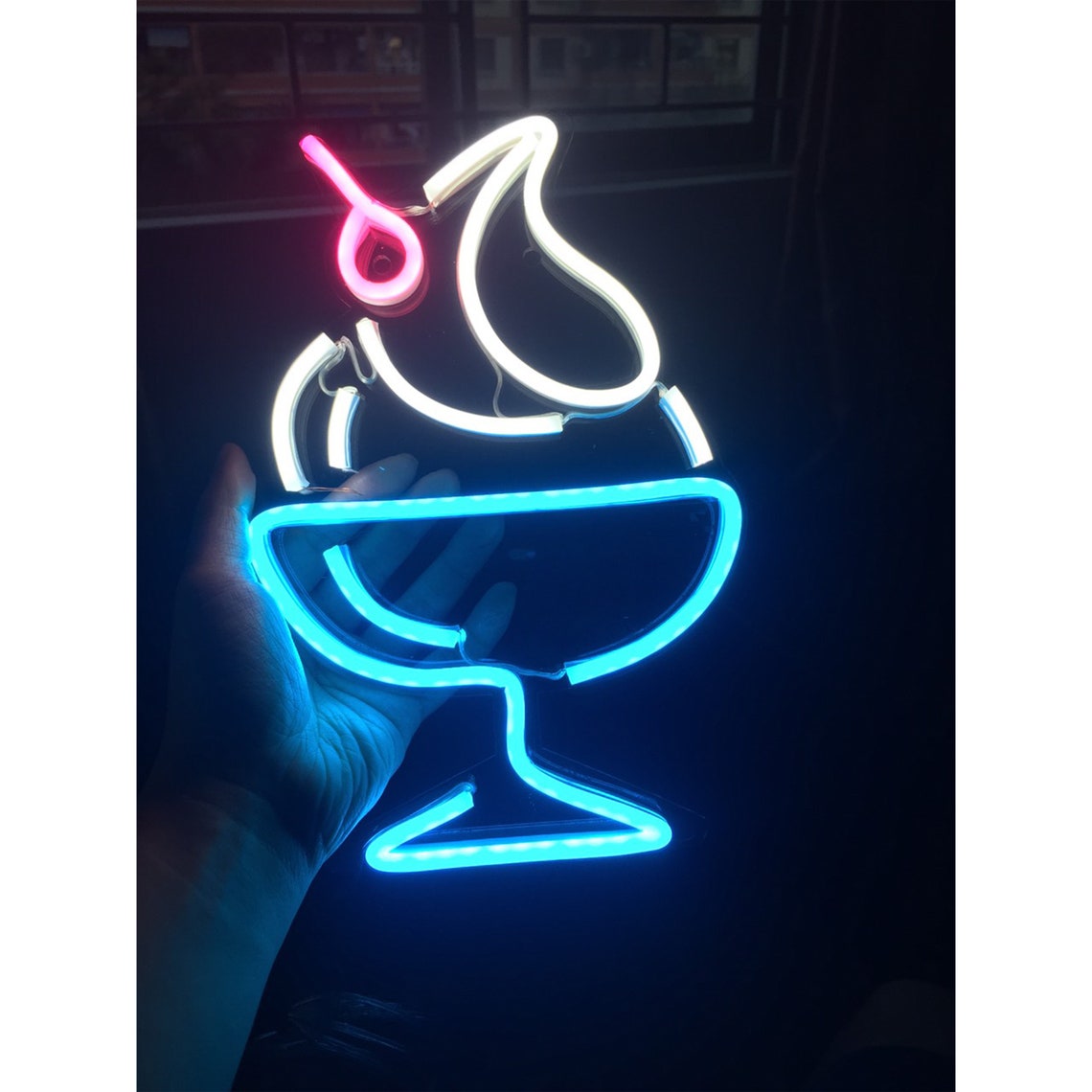 Ice Cream Neon Sign Custom Neon Sign Ice Cream Decor Neon | Etsy