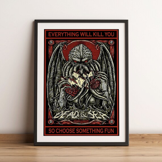 Satan Decor Satanic Prints Art Lucifer Poster Evil | Etsy