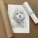Custom Dog Drawing From Your Photo, Custom Dog Sketch From Your Photo ...