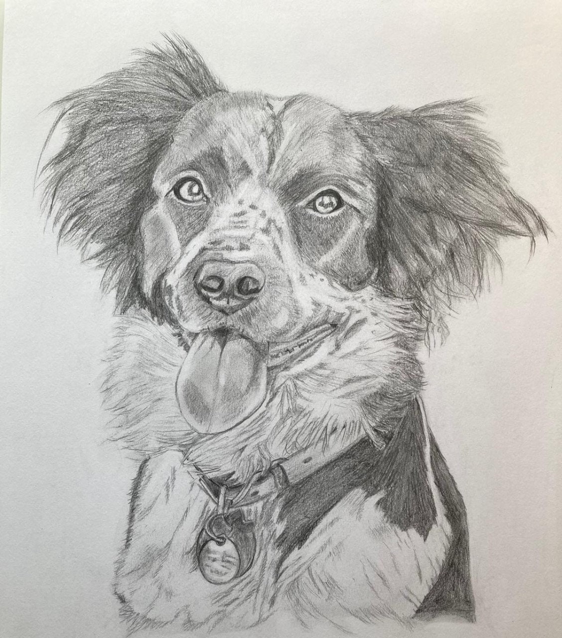 Custom Dog Drawing From Your Photo, Custom Dog Sketch From Your Photo ...