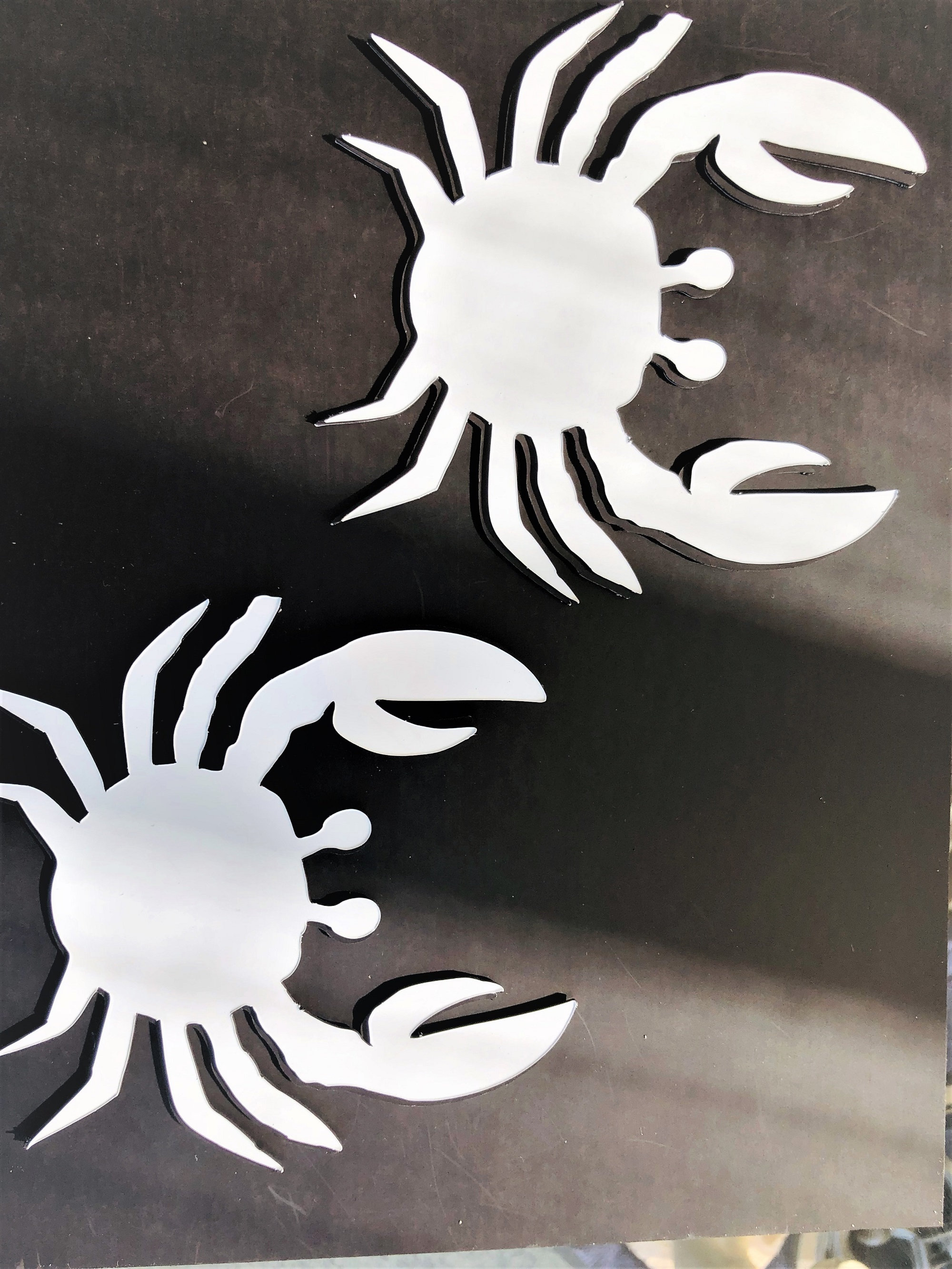 Two Crabs Flexible Screen Magnets; Double-sided, for Non Fold-up ...