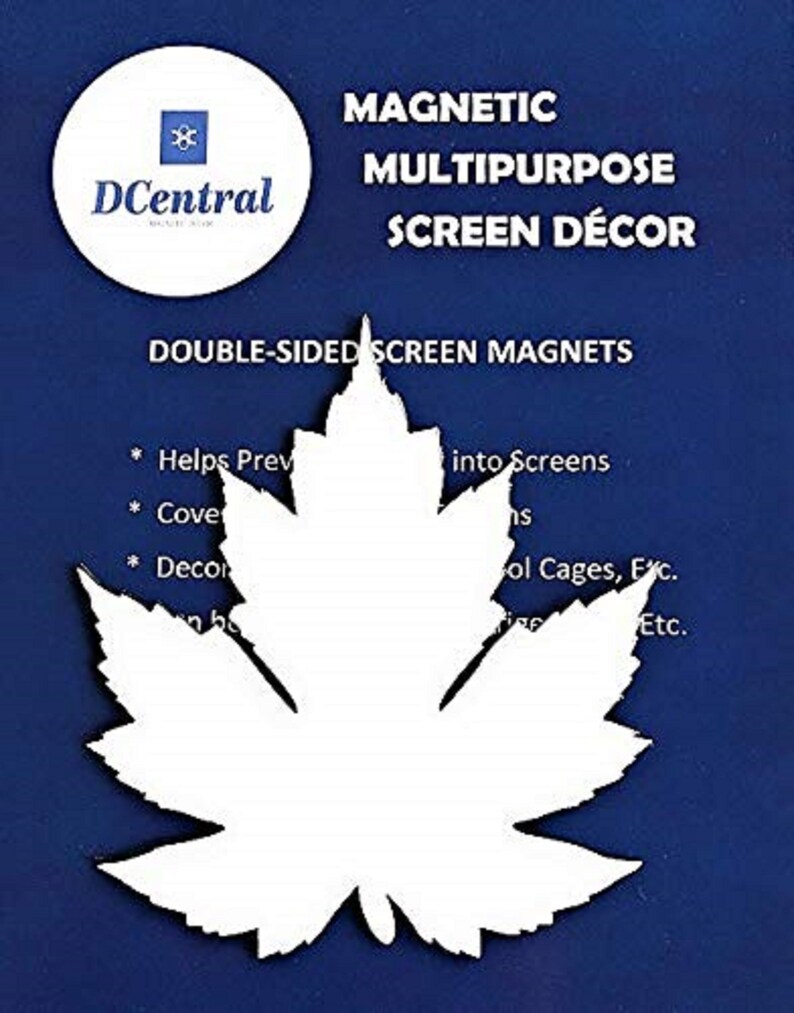 Maple Leaf Flexible Screen Magnets: Two-sided, for Non Fold-up Screens ...
