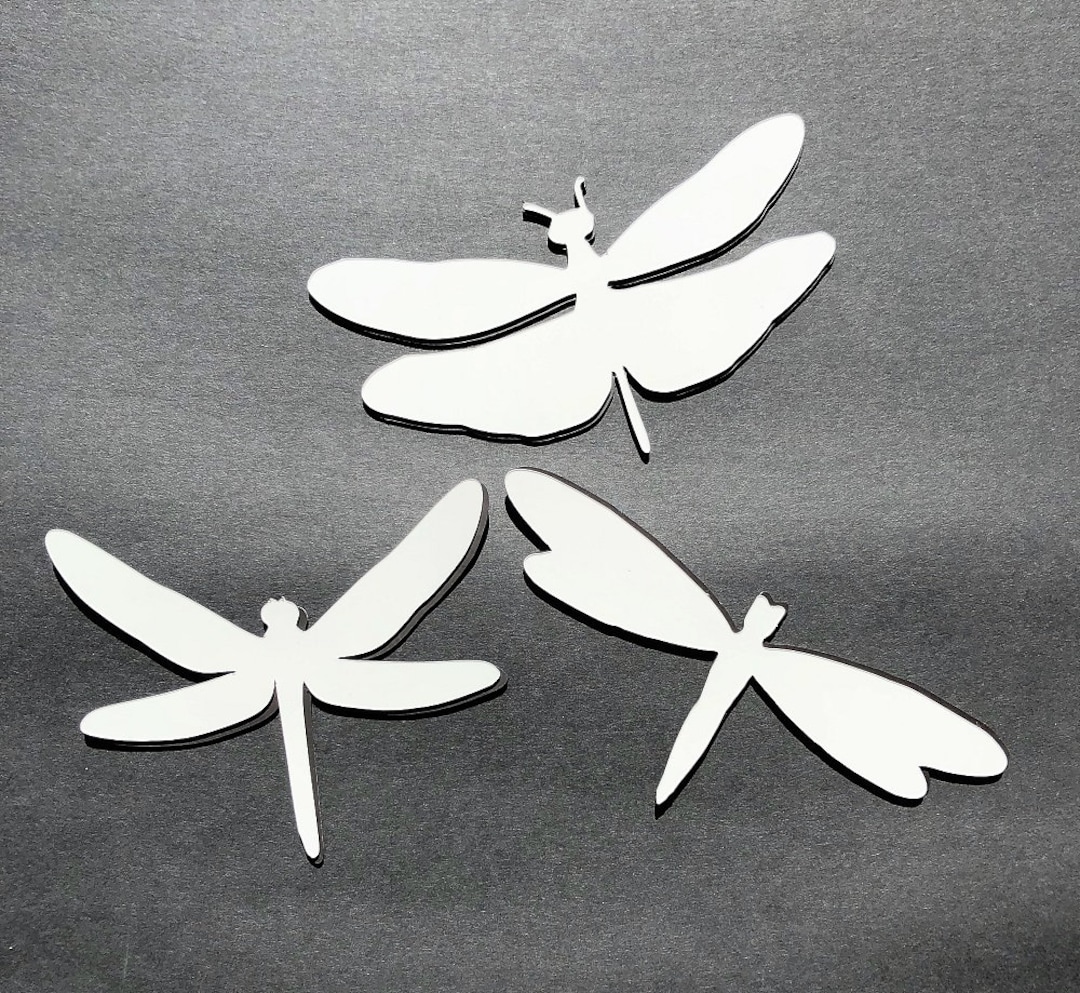 Three Dragonflies Screen Magnets, Flexible Safety Double-sided. Bright ...