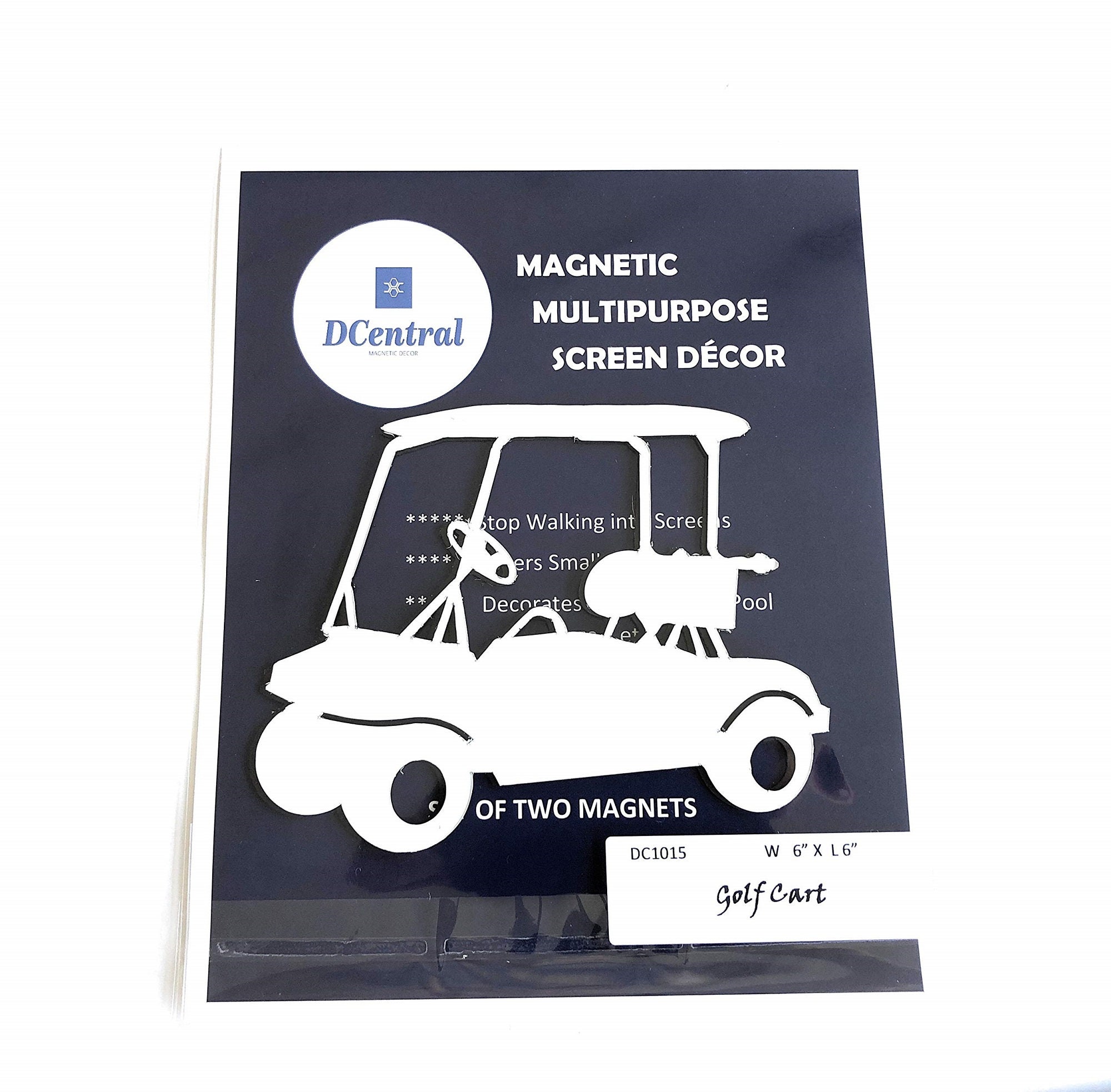 Golf Cart Flexible Screen Magnets: Two-sided, for Non Fold-up Screens ...