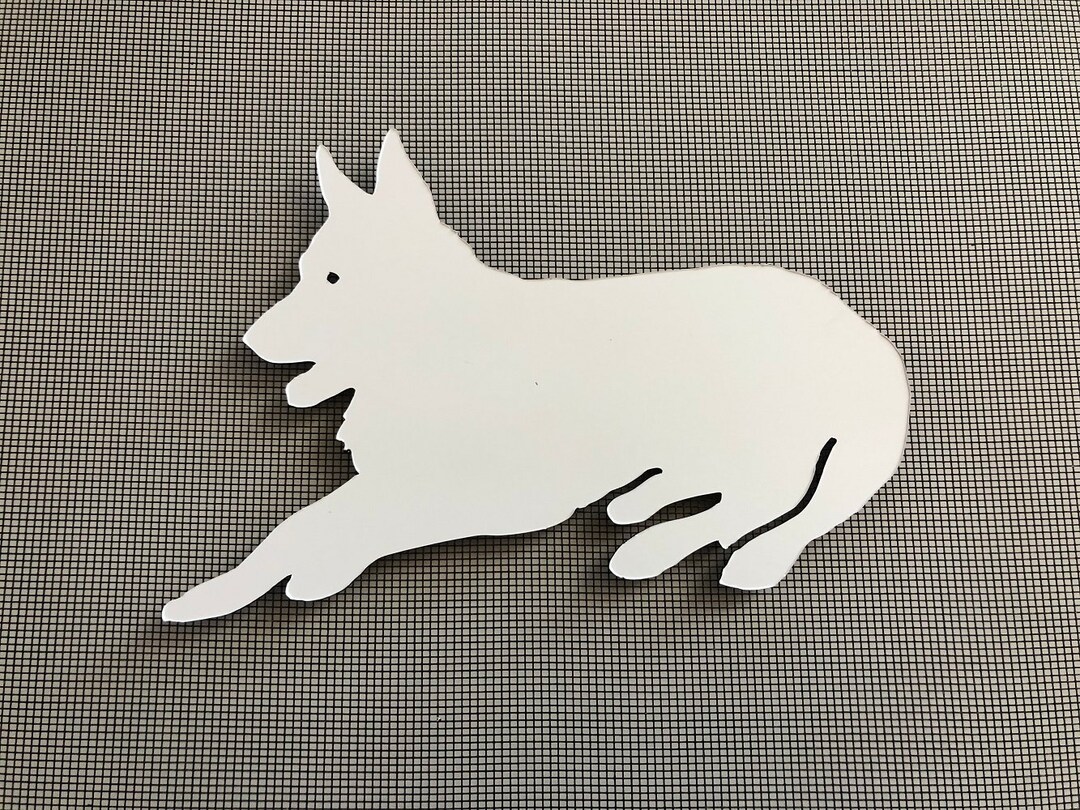 German Shepherd Screen Magnet: Double-sided for NON-FOLDUP Screens ...