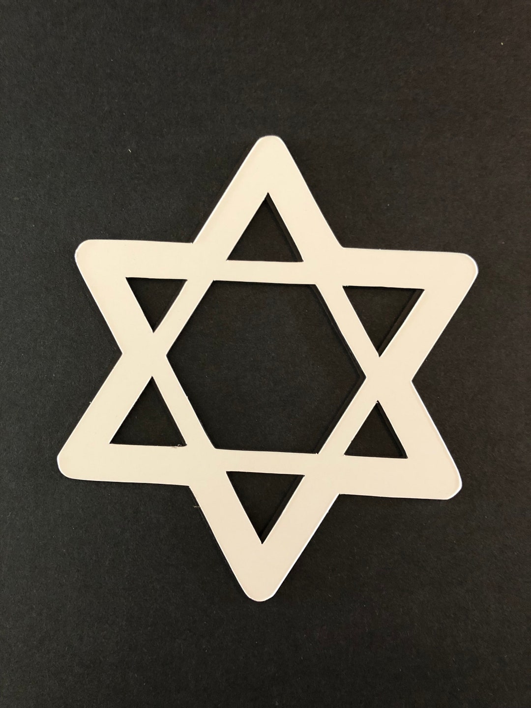 Dcentral® STAR OF DAVID Flexible Safety Screen Magnets: White ...