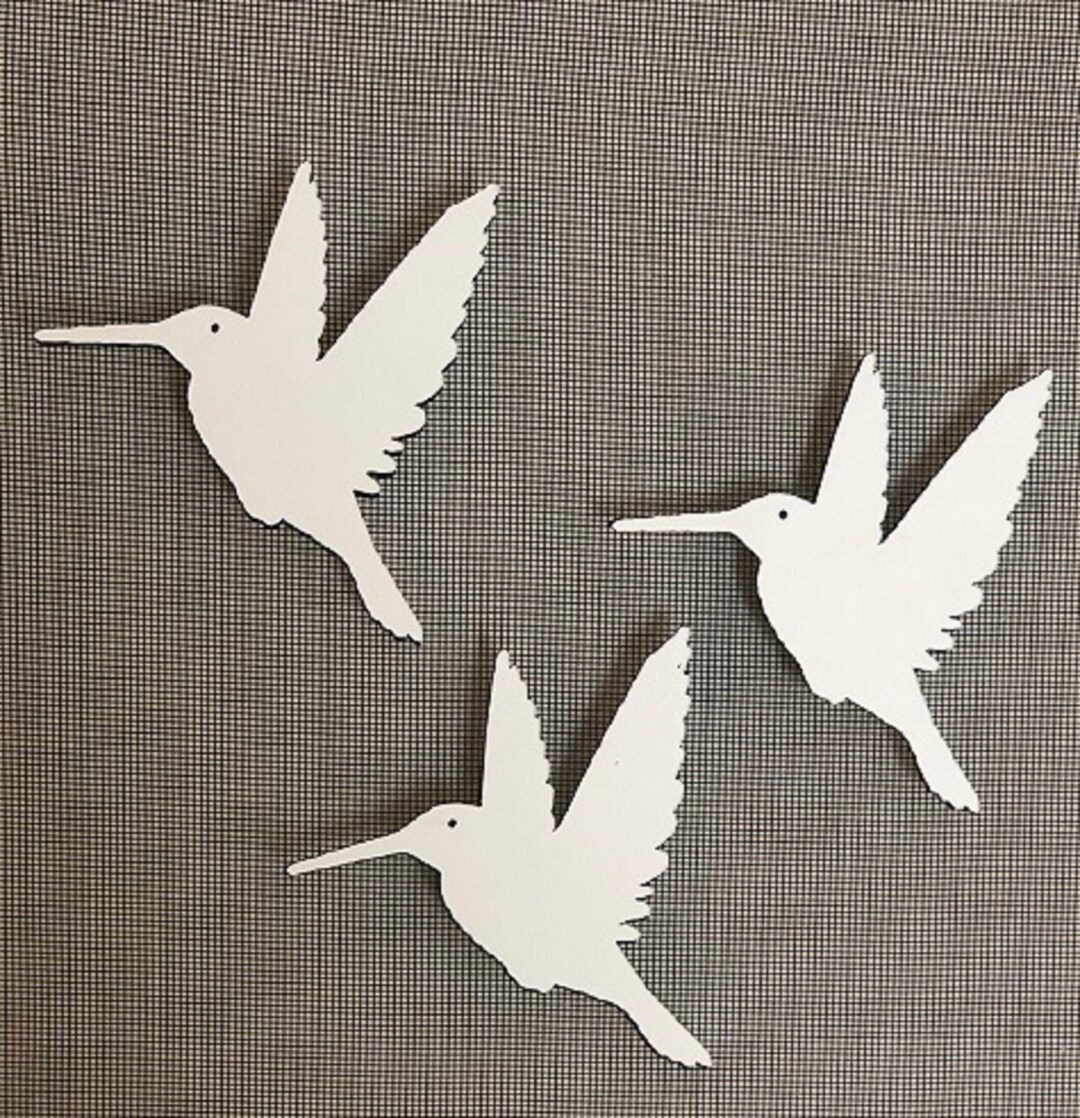 3 HUMMINGBIRDS Flexible Screen Magnets: Double-sided, for NON-FOLDING ...