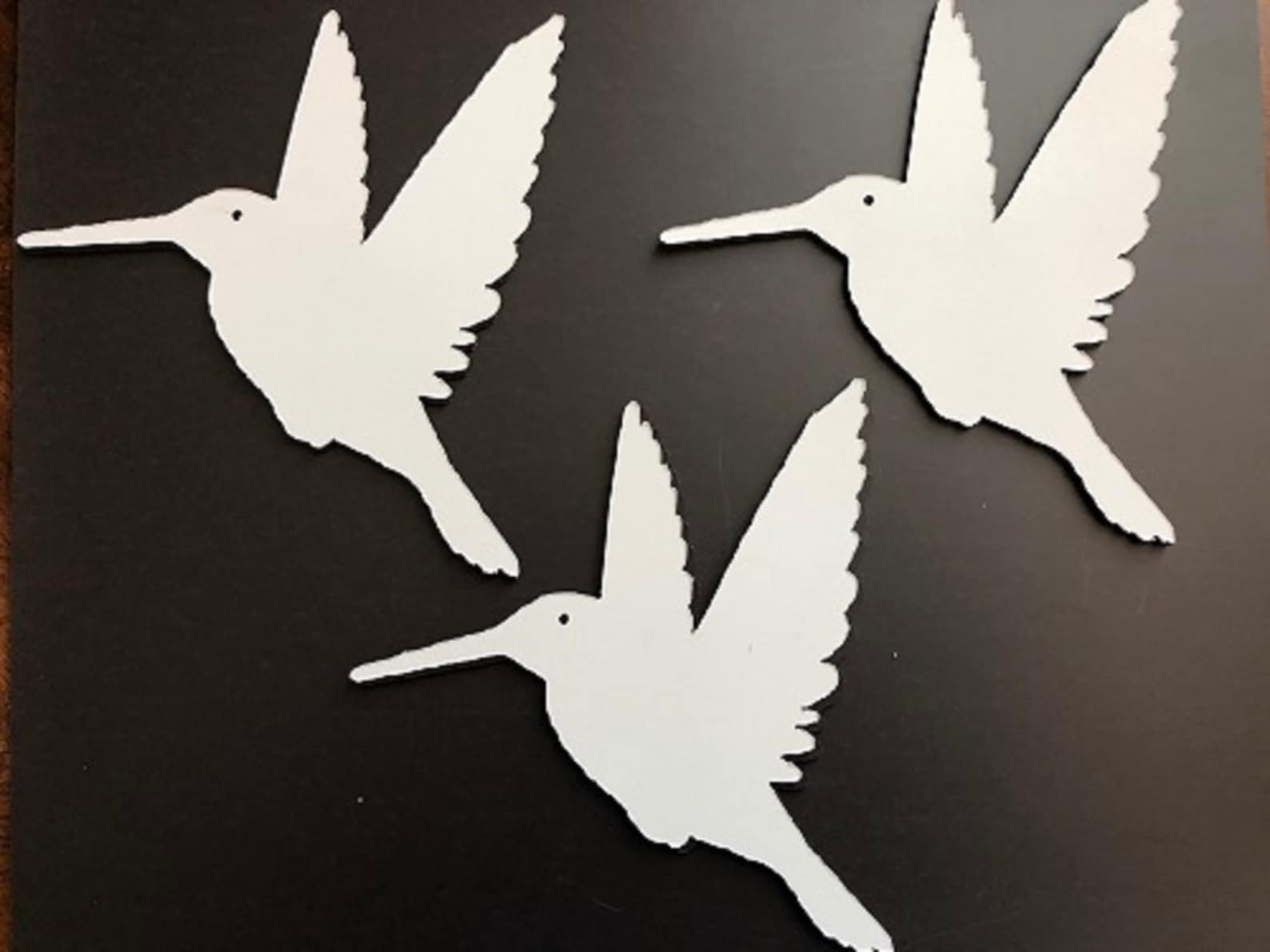 3 HUMMINGBIRDS Flexible Screen Magnets: Double-sided, for NON-FOLDING ...