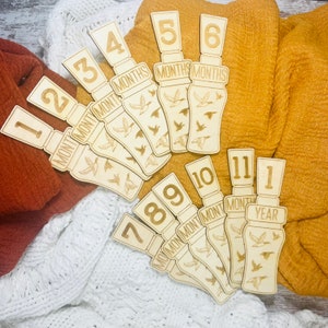 Duck Hunting Baby Announcement and Milestone Markers - Baby Milestone ...