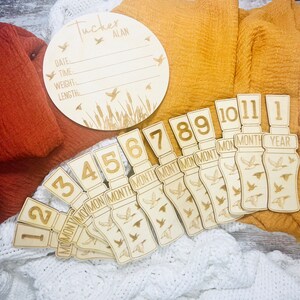 Duck Hunting Baby Announcement and Milestone Markers - Baby Milestone ...