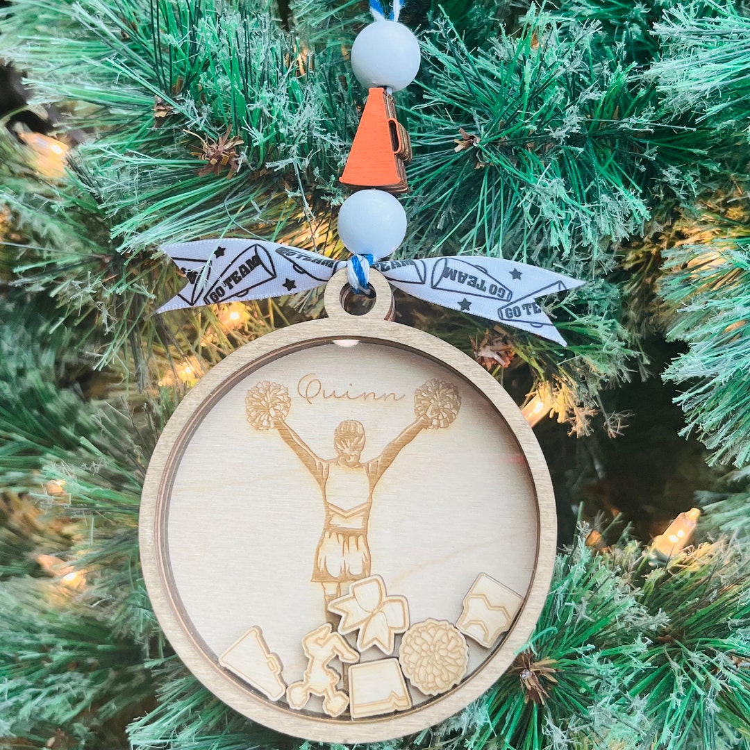 Cheerleading Shaker Ornament - Etsy