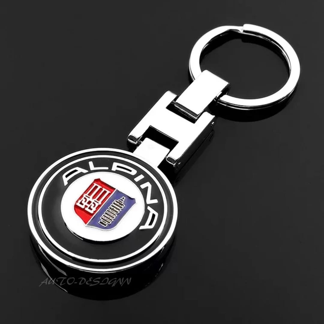 Metal Keychain Emblem Compatible for Alpina B3 B4 B5 B6 B7 B8 B10 B12 ...