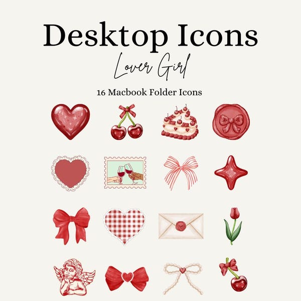 Windows Icons Red - Etsy