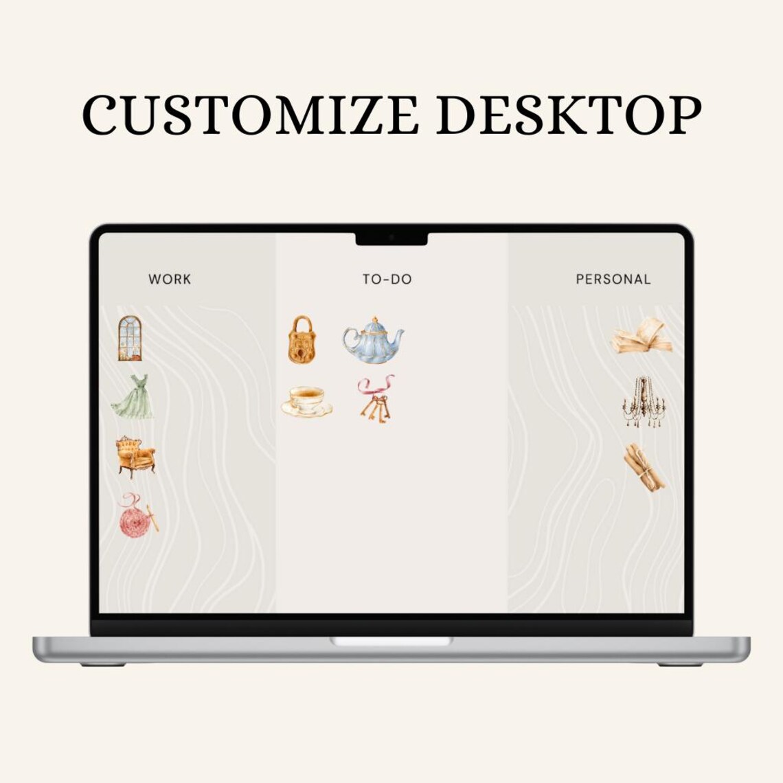 Vintage Girl MacBook Folder Icons | Imac Folder Icons | Modern Icons ...