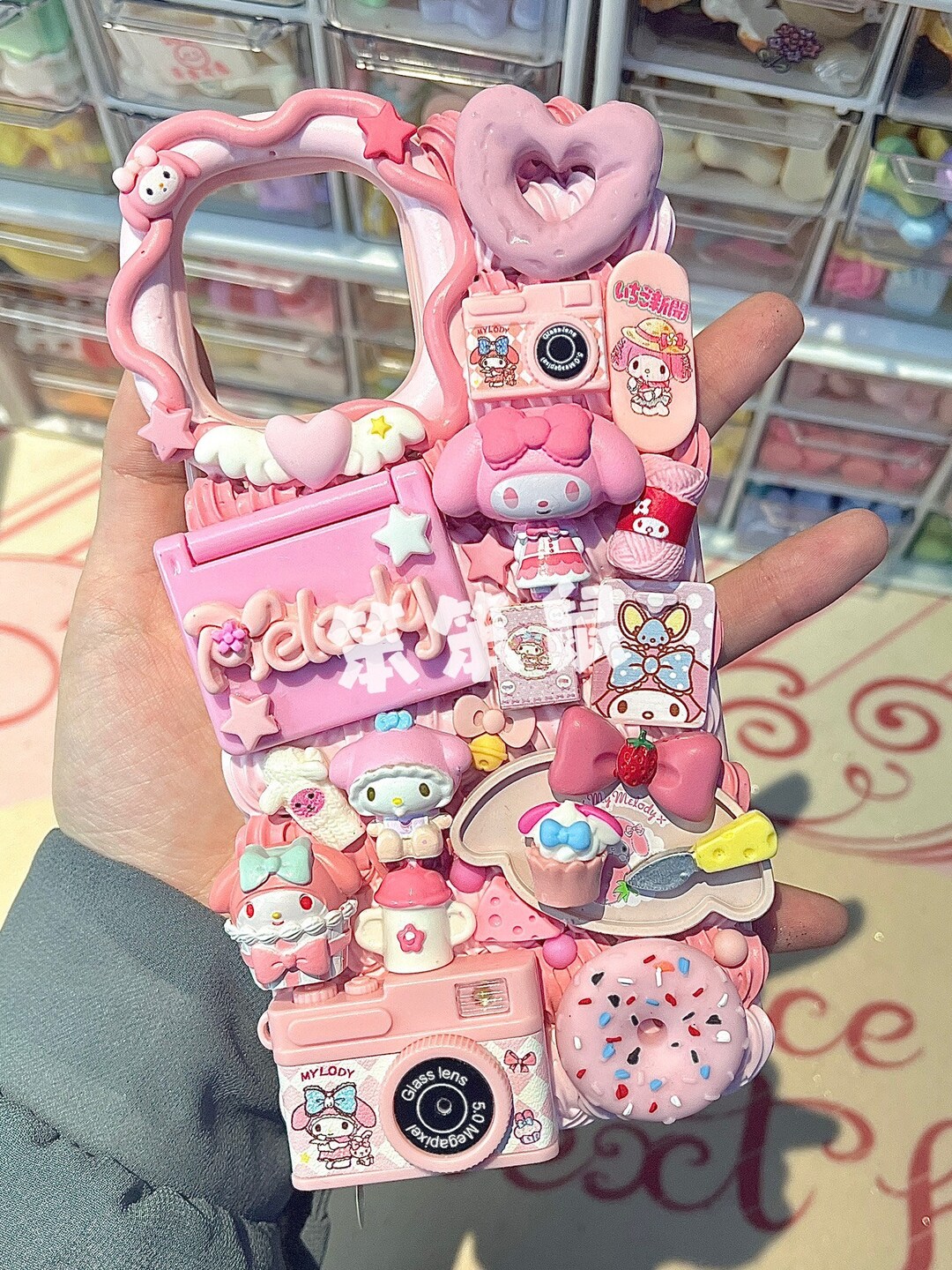 My Melody Phone Case Kawaii Phone Case My Melody Gift Decoden Phone ...