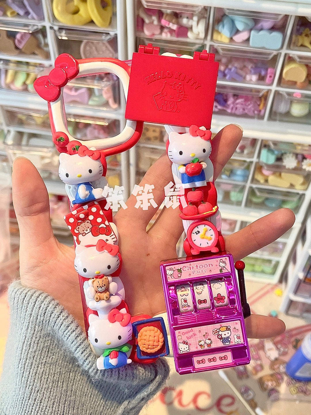 Kawaii Kitty Decoden Phone Case Hello Kitty Phone Case Funny Game ...