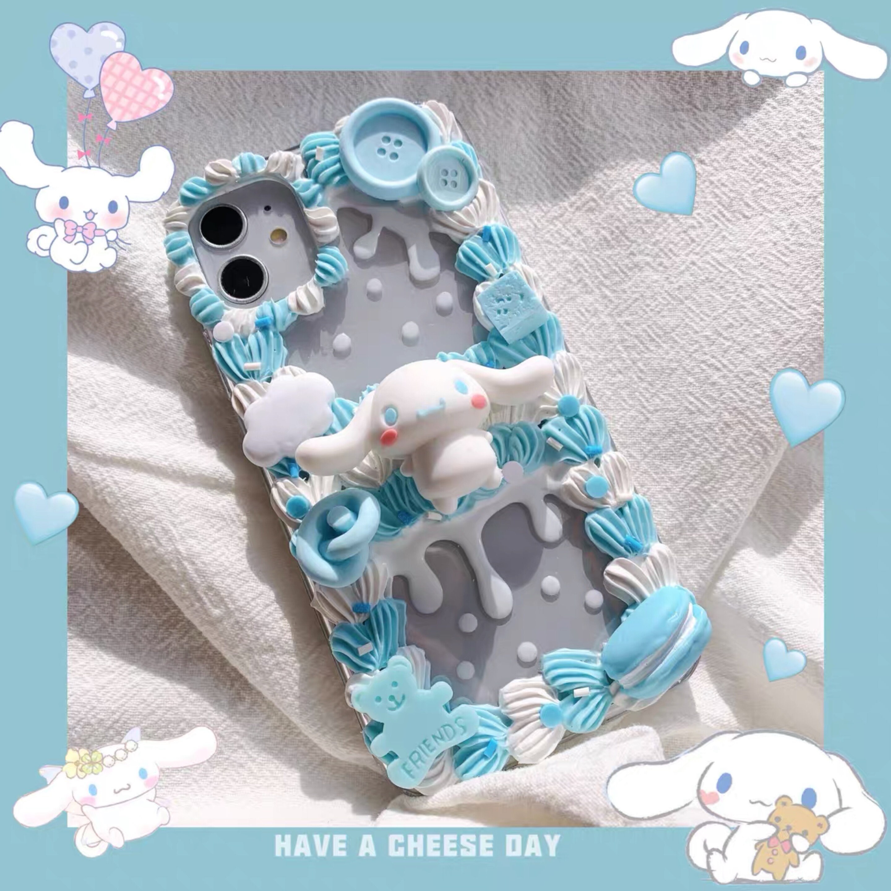 Cinnamoroll & Pom Pom Purin Decoden Phone Case anime Phone - Etsy Canada