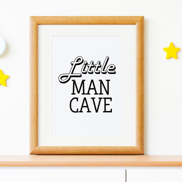 Little Man Poster - Etsy