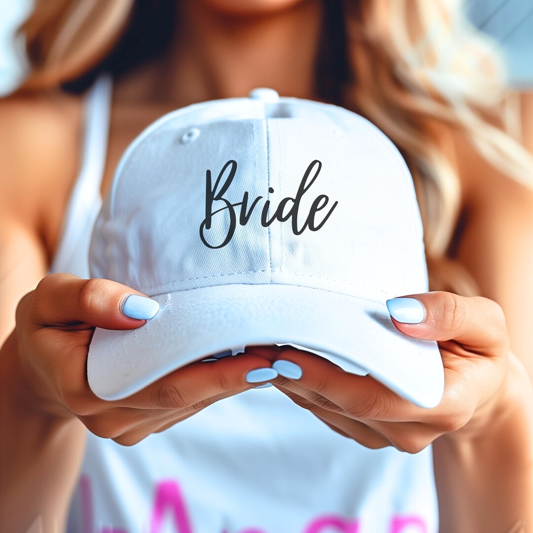 Bride Hat, Classic Dad Cap, Wedding Shower Hat, Bridal Shower Gift ...
