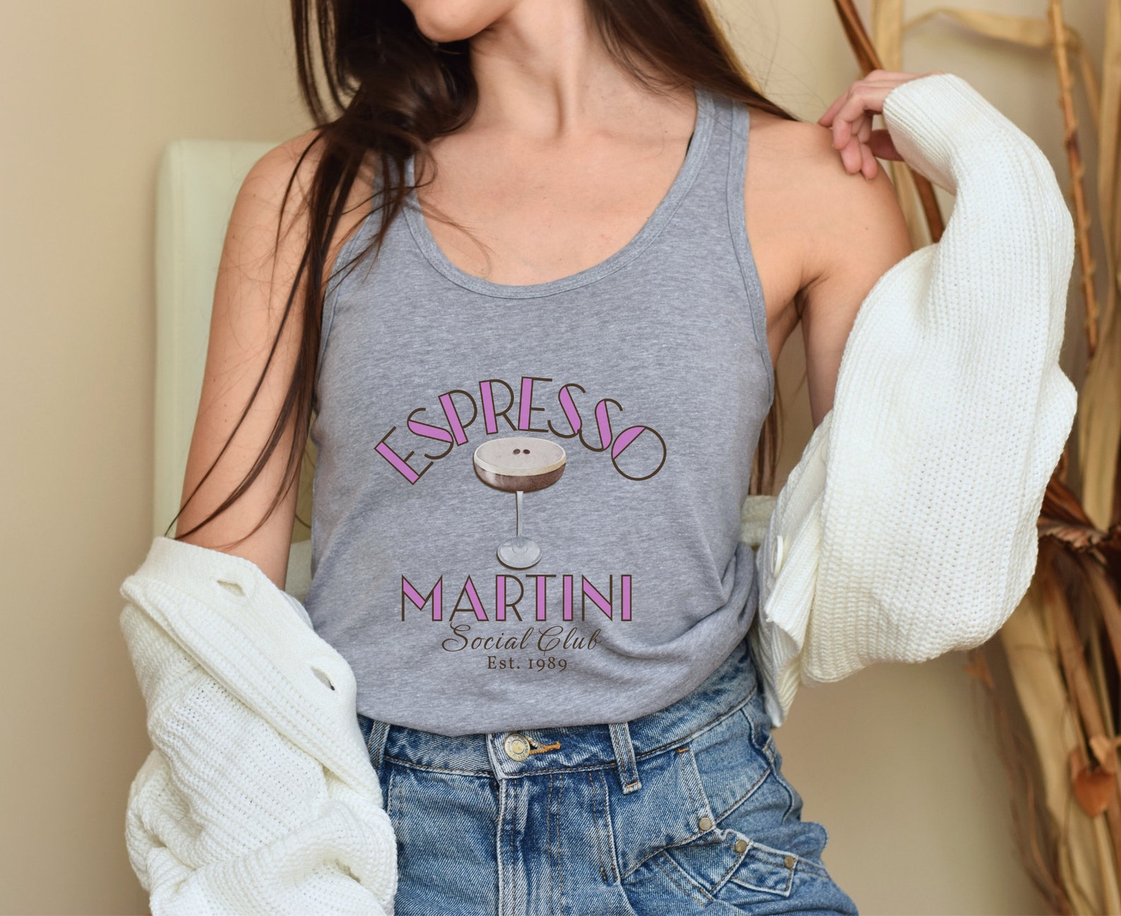 Espresso Martini Tank Top Espresso Cup Shirt Hot Mom Summer Tank Top ...