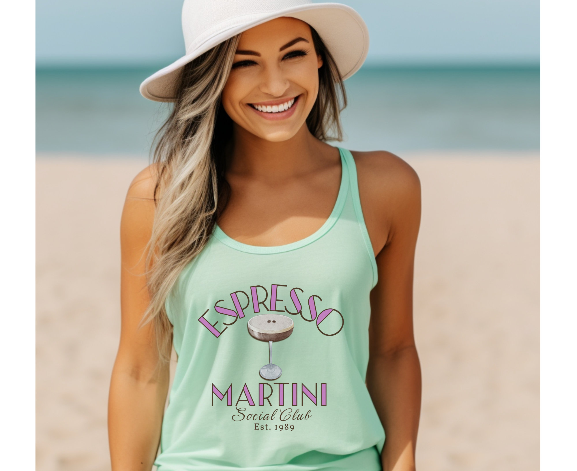 Espresso Martini Tank Top Espresso Cup Shirt Hot Mom Summer Tank Top ...