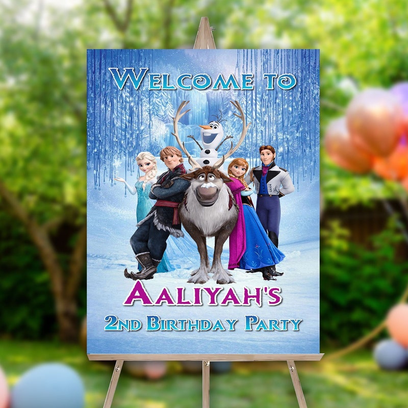 Frozen Party Decor - Etsy