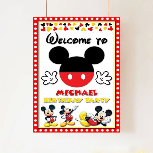 Welcome Board Minnie Mouse - Etsy